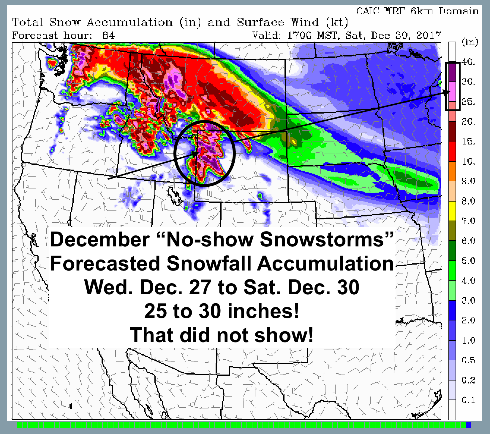 “No-show” Snowstorms December 2017 | Mountain Weather