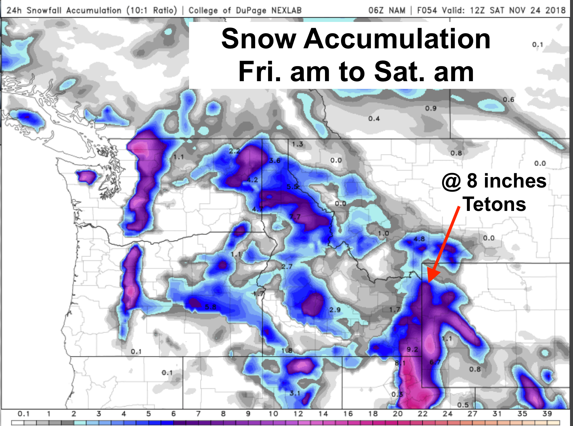 Thanksgiving Weekend Snow | Mountain Weather