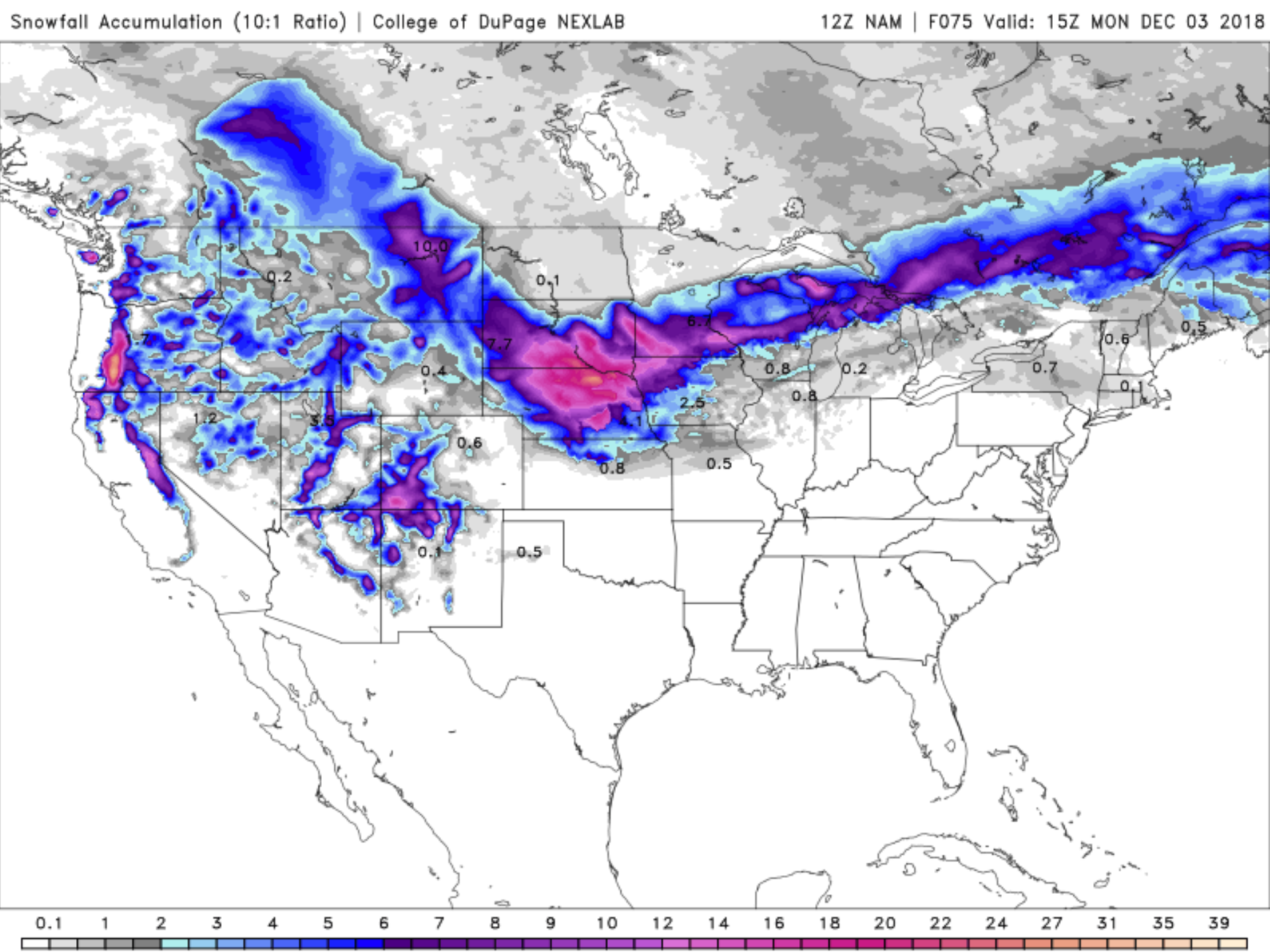 Snow: First Days of December | Mountain Weather