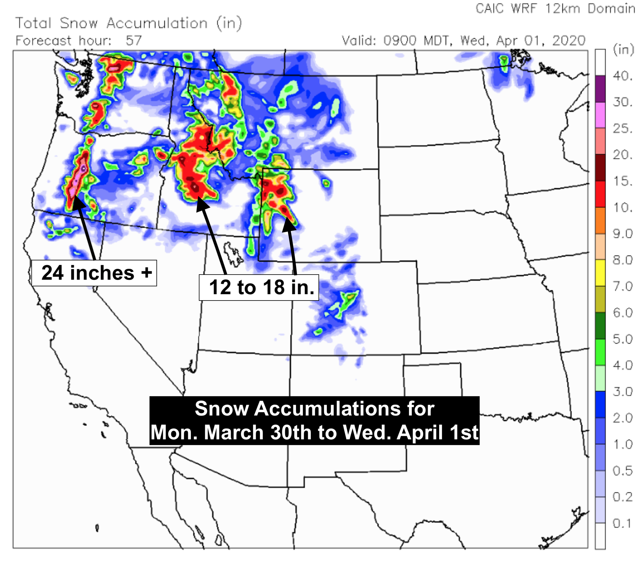 More Snow, No Foolin | Mountain Weather